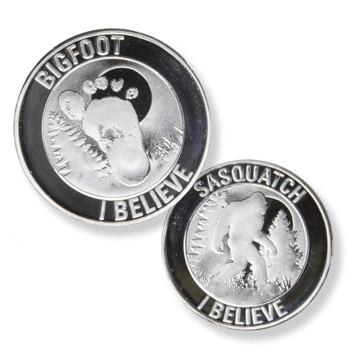 Bigfoot Silver Plated Coin | Sasquatch Outpost