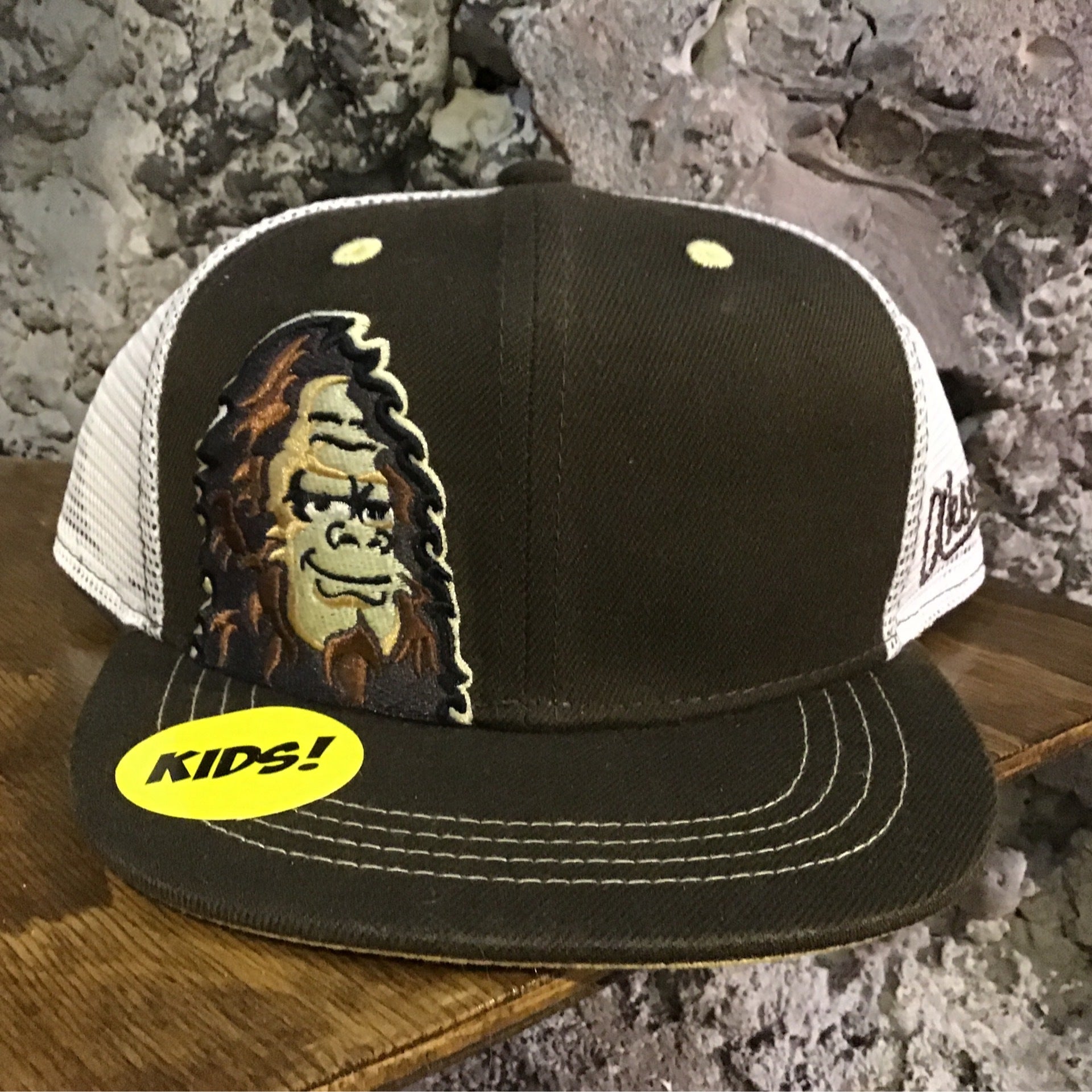 Bigfoot Hat Cap with Embroidered Face | Sasquatch Outpost