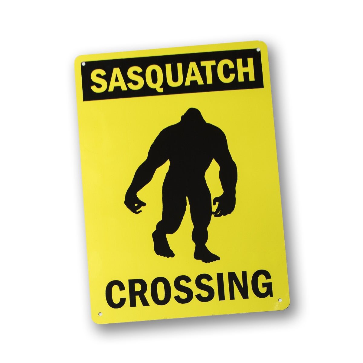 Sasquatch Crossing Metal Sign Sasquatch Outpost