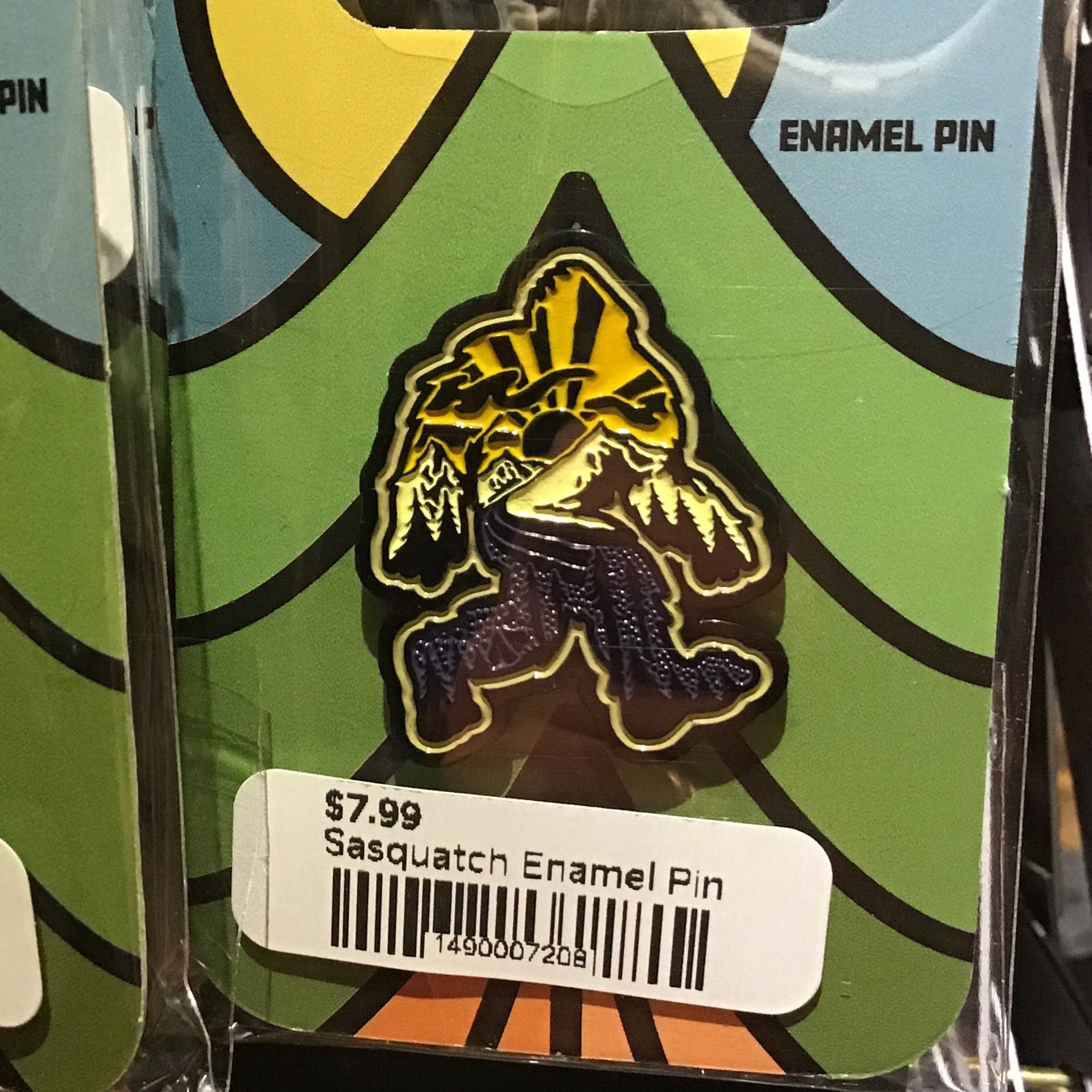 Atomic Child Sasquatch Enamel Pin Sasquatch Outpost