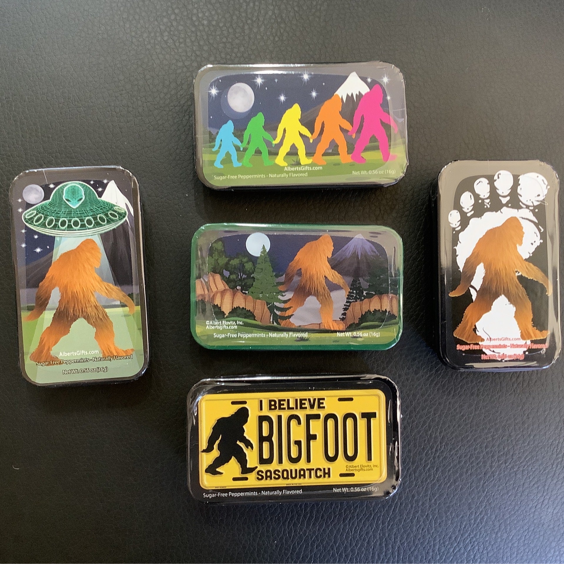 Bigfoot Mints in Variety Tin Boxes | Sasquatch Outpost