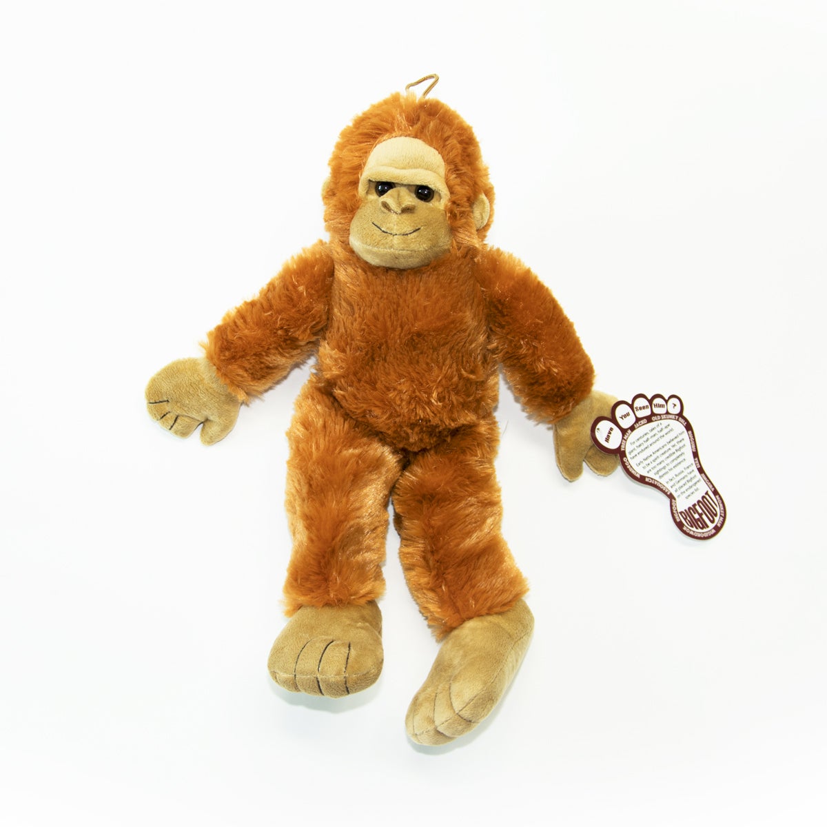 Bigfoot Hanging Orange Plush | Sasquatch Outpost