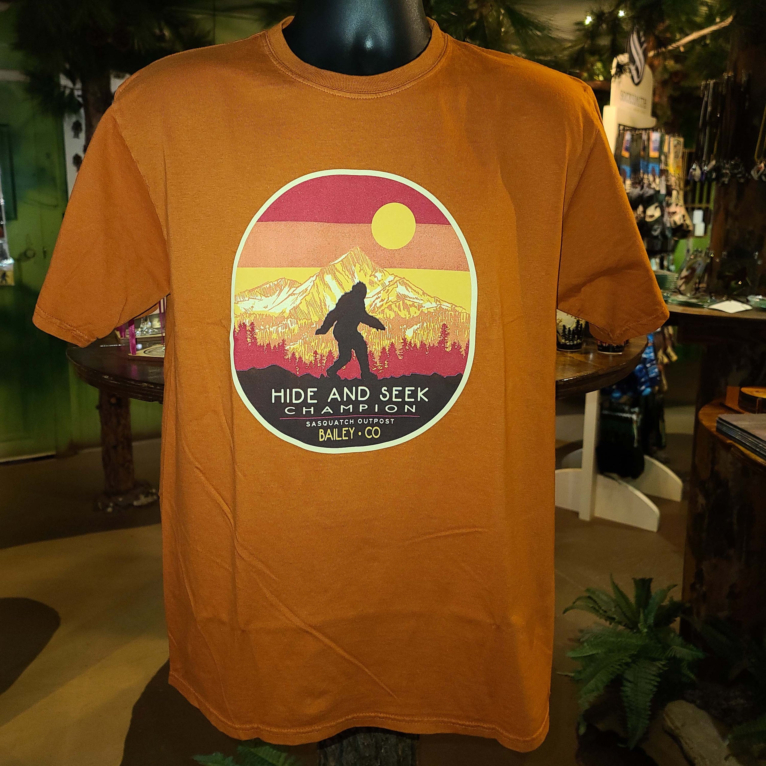 Hide 'n Seek Champion T-Shirts Crew Neck | Sasquatch Outpost