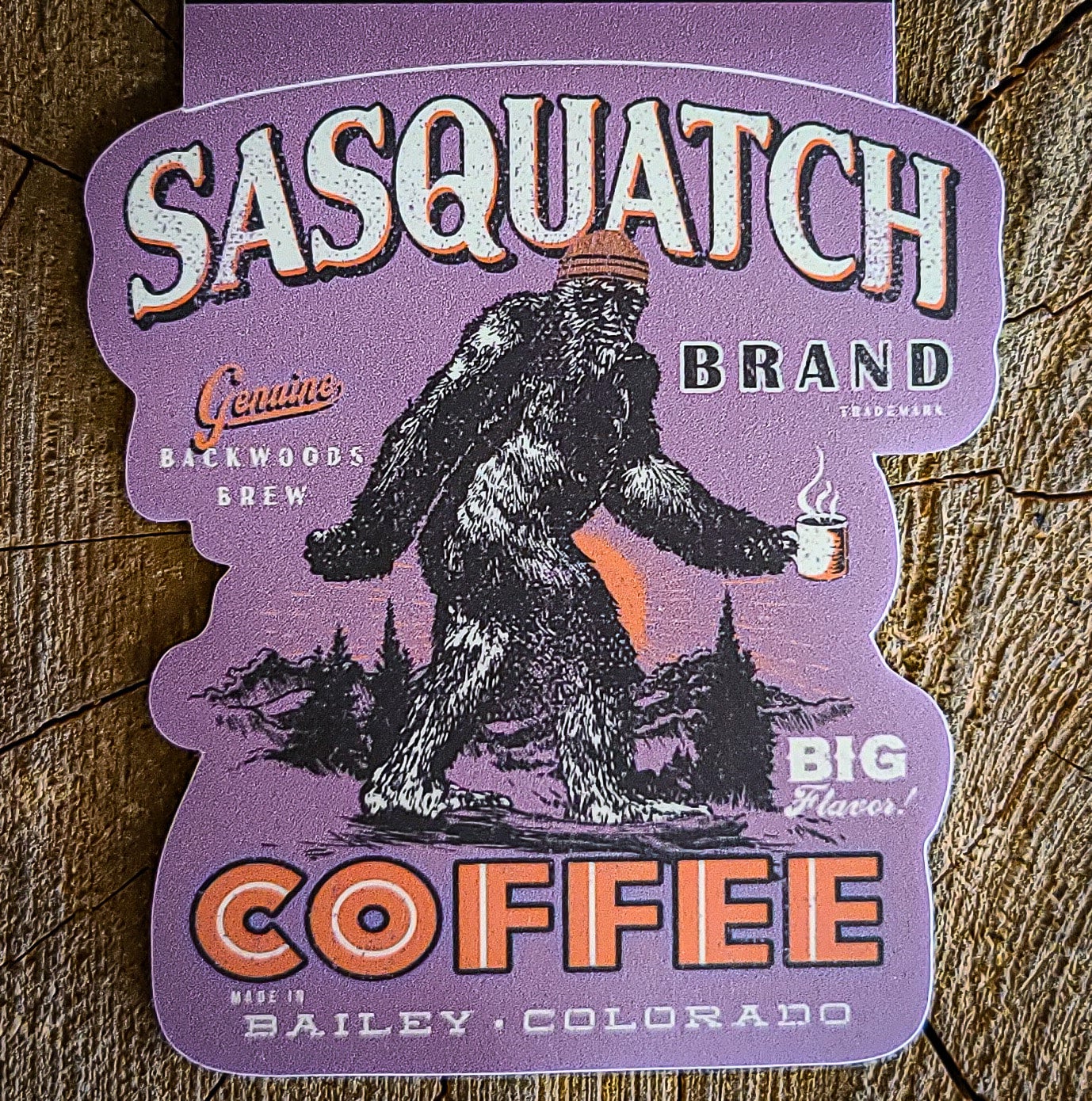 Sasquatch Coffee Sticker | Sasquatch Outpost