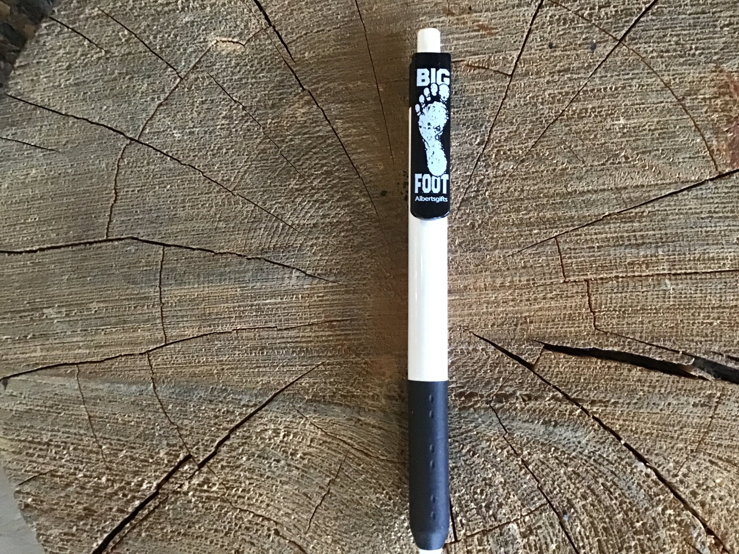 Bigfoot Pens Black and white with Assorted designs | Sasquatch Outpost