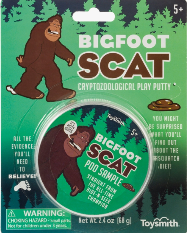 Bigfoot Scat, Poo Colored Slime | Sasquatch Outpost