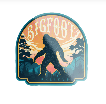Bigfoot Silo Sunrise Sticker | Sasquatch Outpost