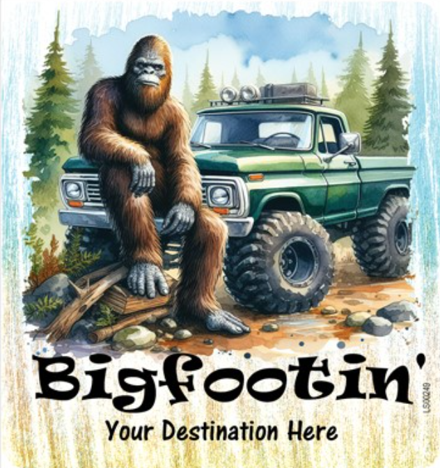 Souvenir Large Bigfoot Stickers | Sasquatch Outpost